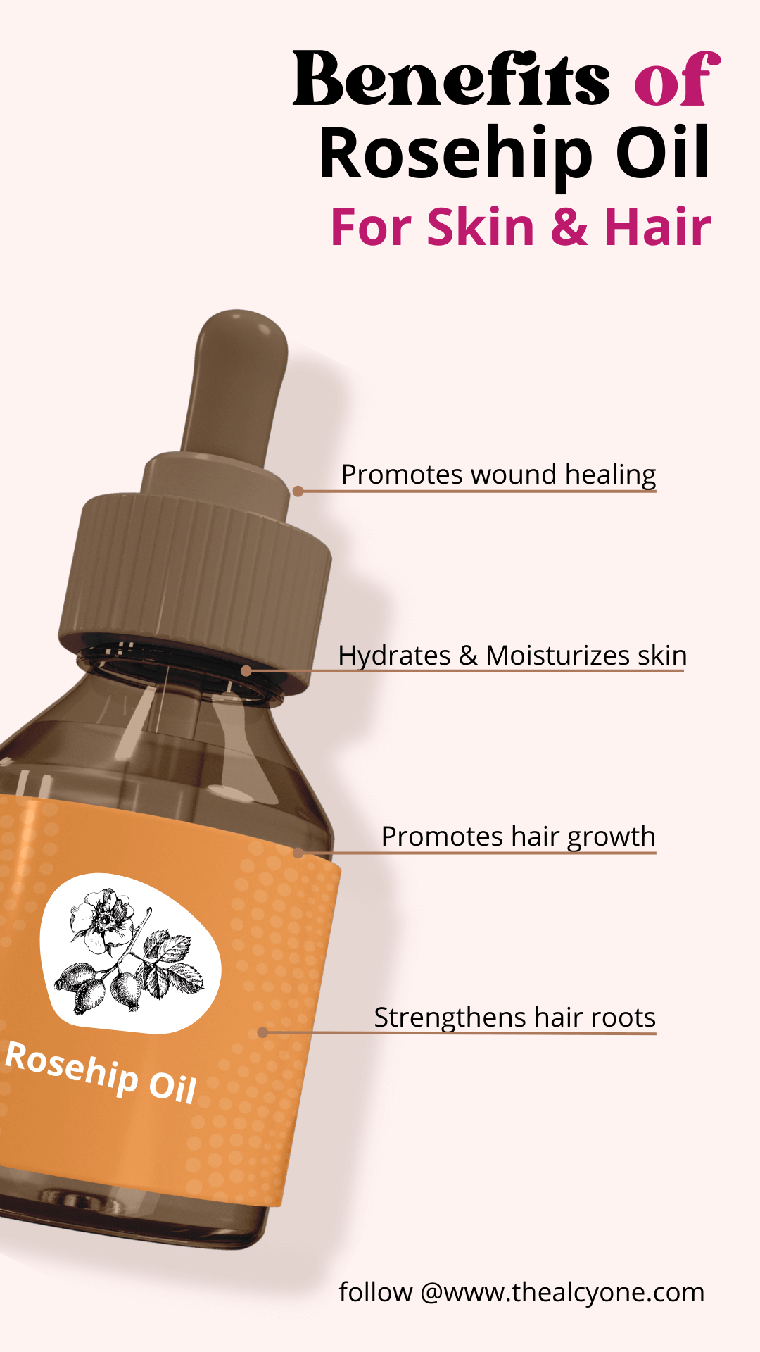 Rosehip Seed Oil Skin And Hair Benefits - The Alcyone