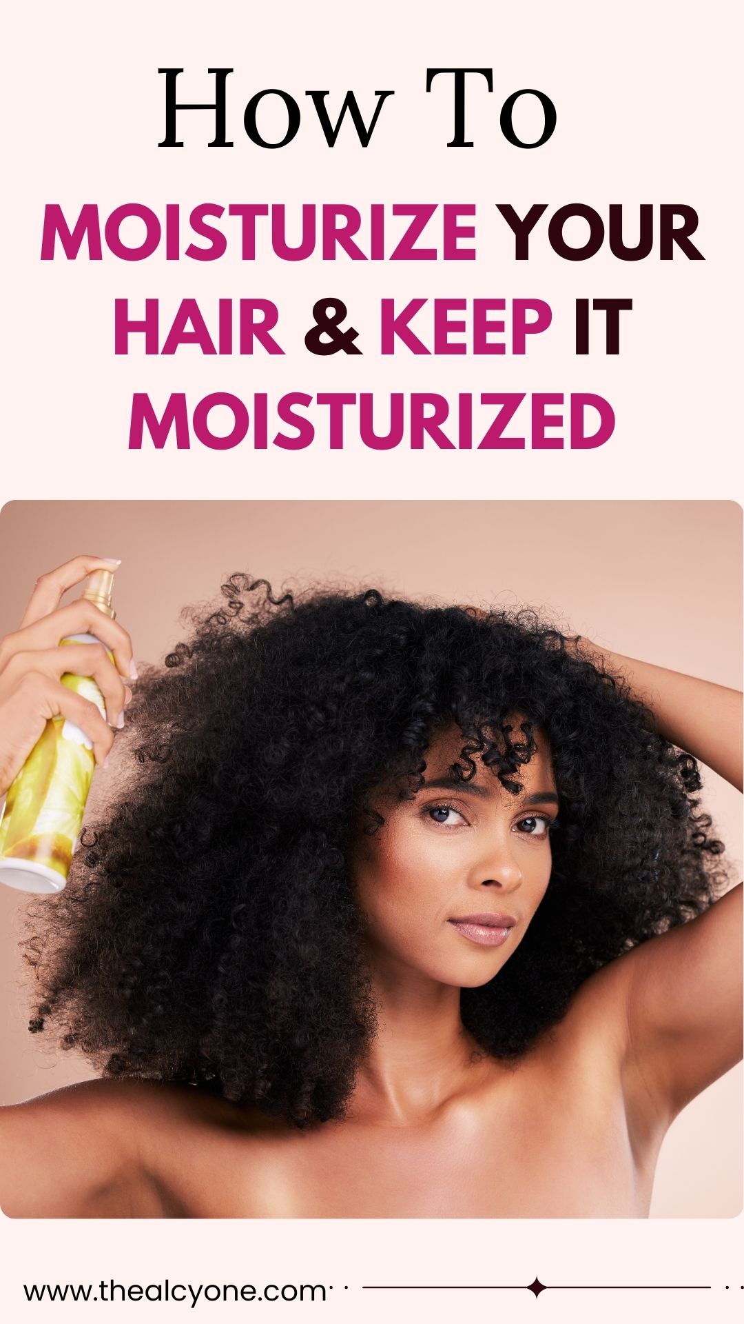 How To Properly Moisturize Black Afro Hair - The Alcyone